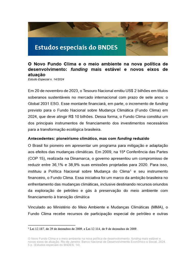 PRFol_216046_Novo Fundo Clima e o meio ambiente | PDF