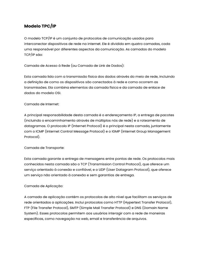 Modelo TPC - IP | PDF