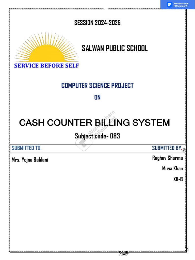 Sample Project File | PDF