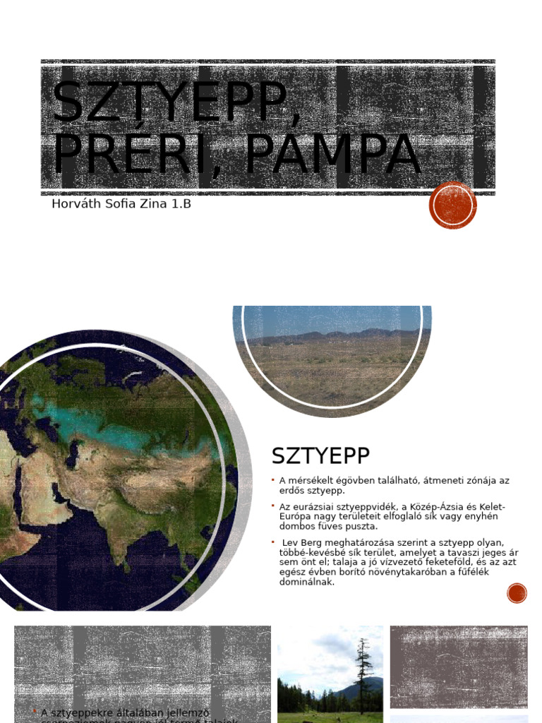 Sztyepp, Préri, Pampa | PDF