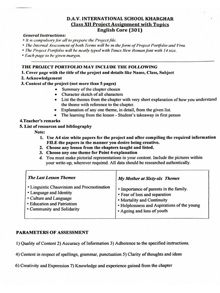 XII ENGLISH CORE CBSE PROJECT - 26-Apr-2024 - 2-24 PM | PDF