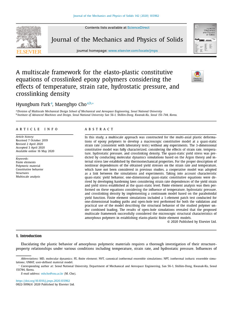 5 - A Multiscale Framework For The Elasto-Plastic Constitutive ...