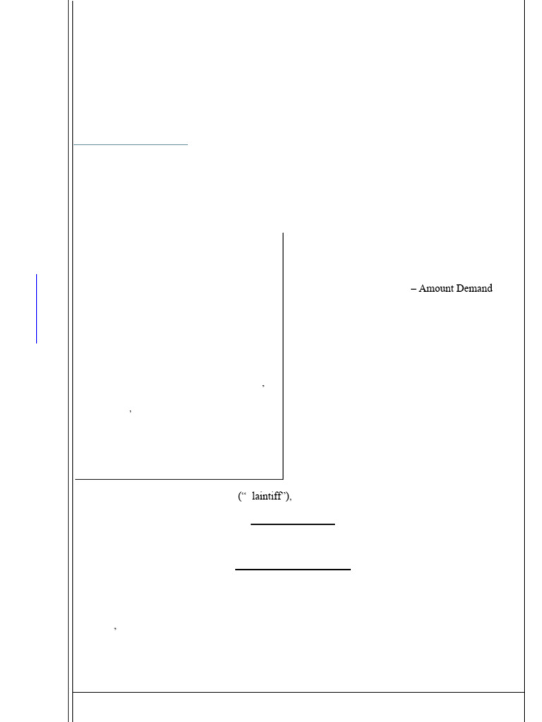 Quiet Title Complaint Template Sample Example Form (2) Conv 1 | PDF