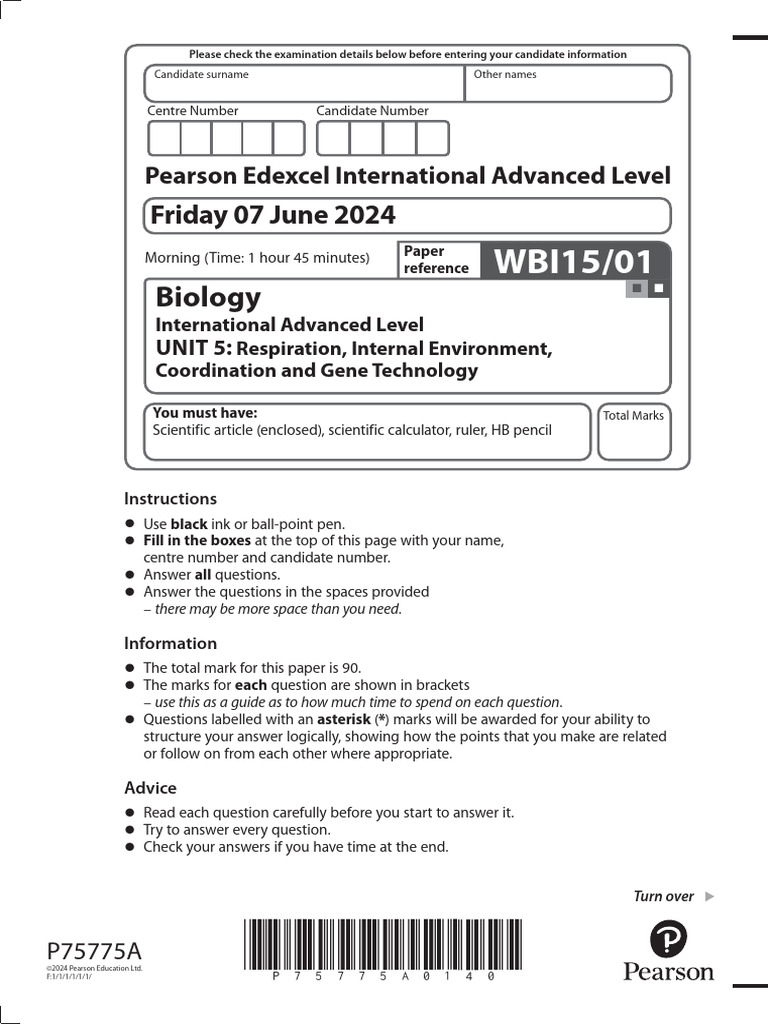 Wbi15 01 Que 20240608 | PDF