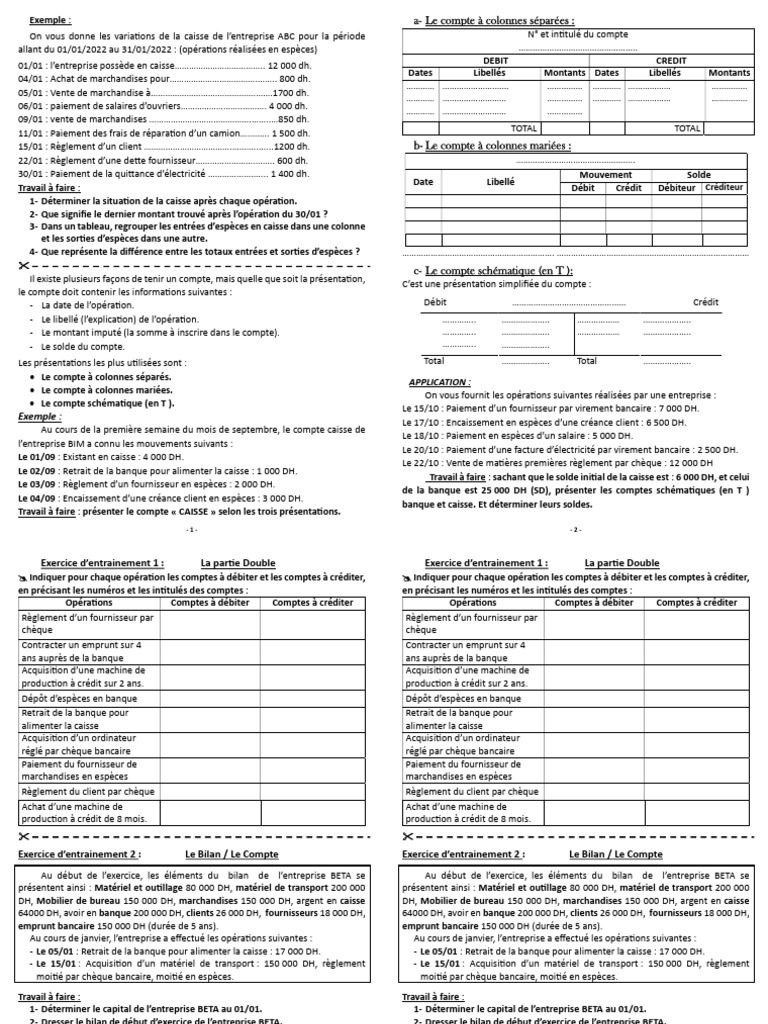 Compta - Le Compte | PDF