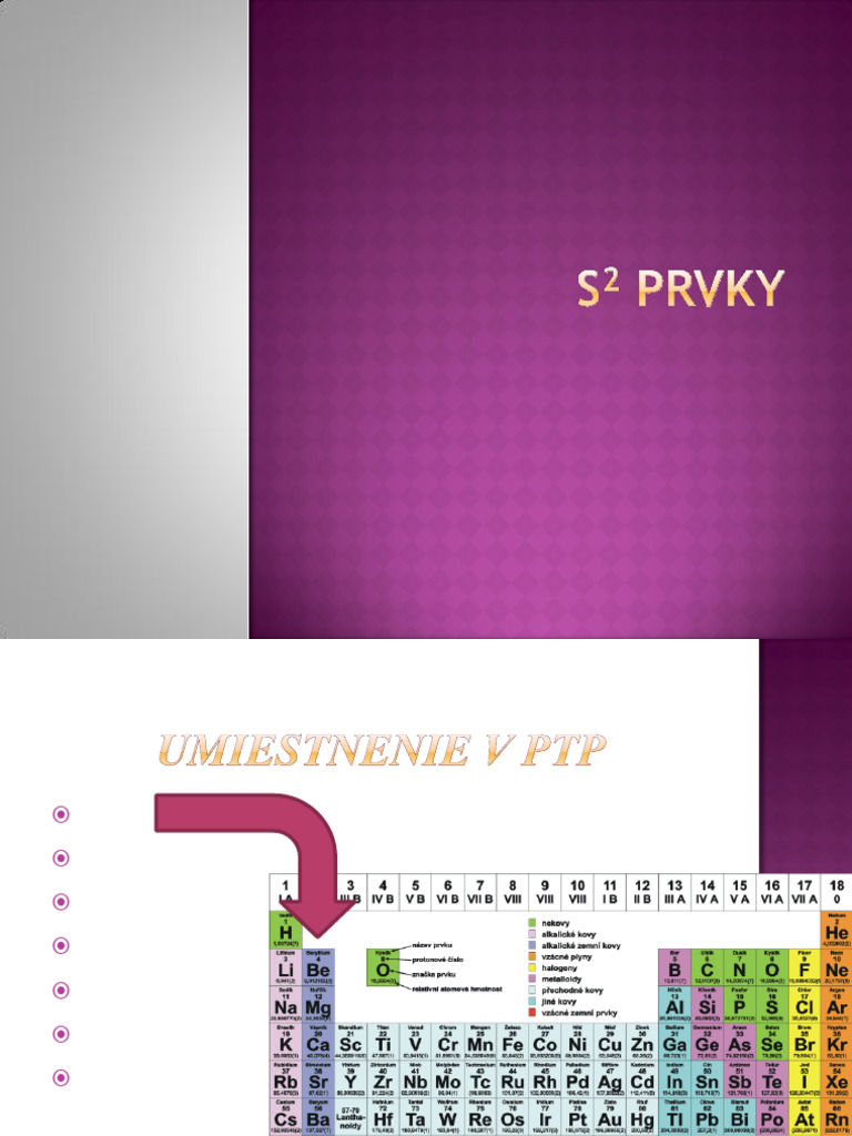 s2 Prvky | PDF