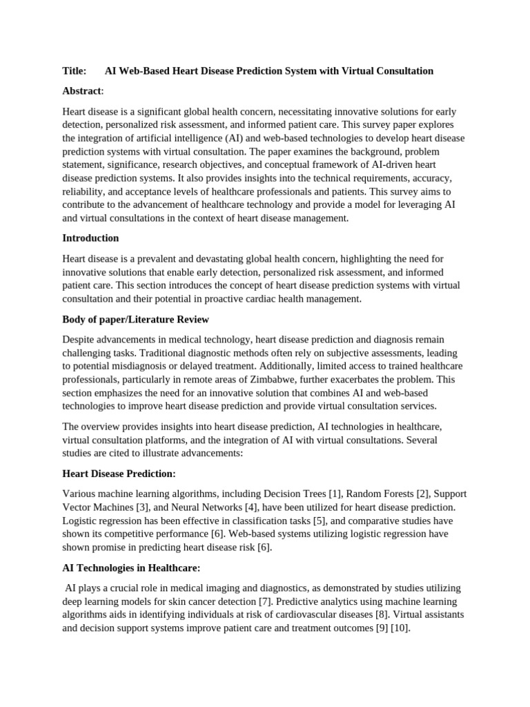 Survey Paper | PDF | Artificial Intelligence | Computers