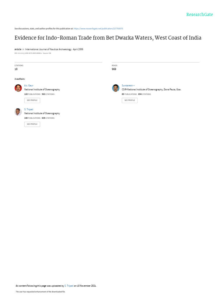 Evidence of Indo Roman Trade | PDF