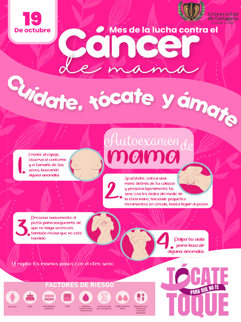 Flyer Cáncer de Mama Moderno Rosado | PDF