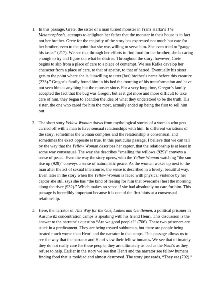 World Lit Midterm | PDF