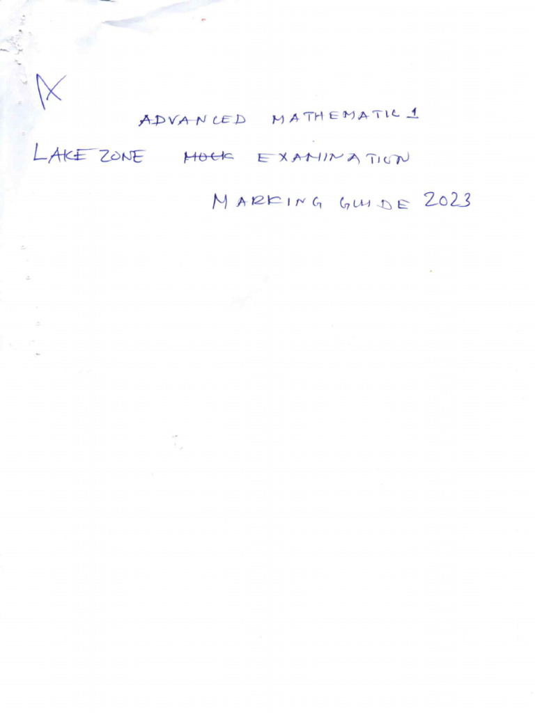 Advnce Math 1 | PDF