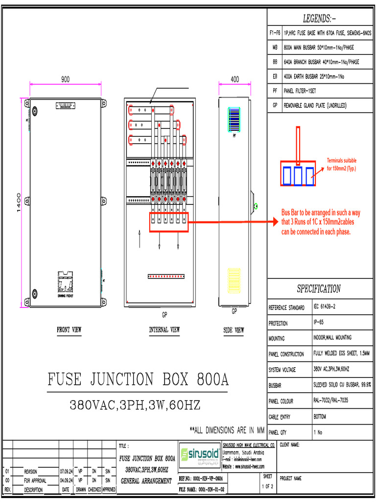 Fuse Junction Box-800a Rev-01 | PDF