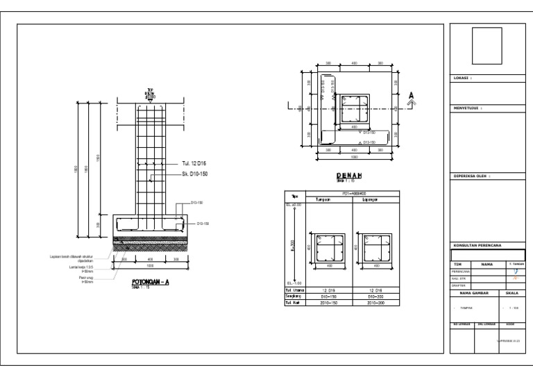 MENARA PANDANG SESUAI RAB 17 | PDF