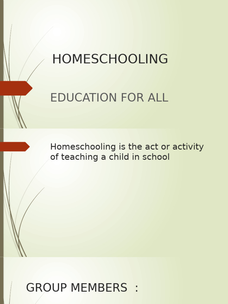 HOMESCHOOLING | PDF