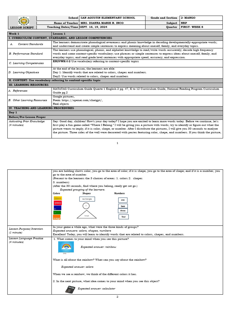 ZHANG-NRP-ENGLISH-Week-8 (1) | PDF