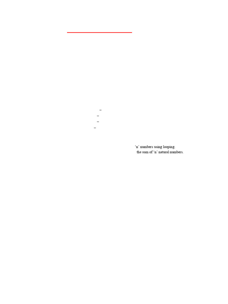 Lab Internal-1 Questions | PDF