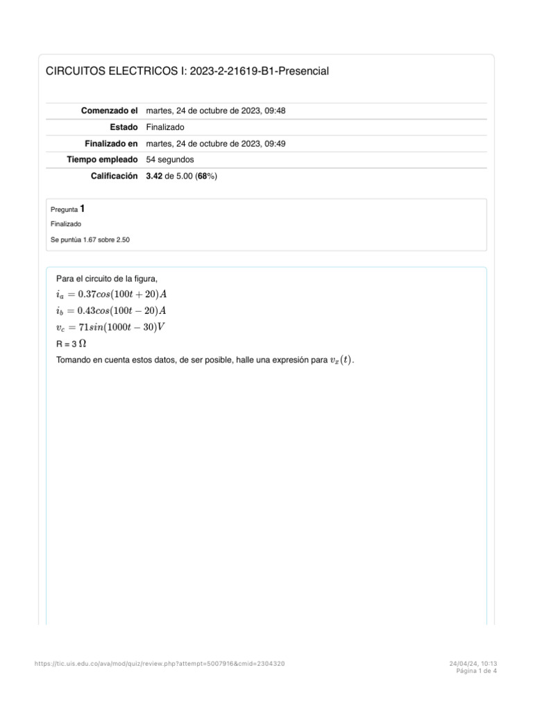 Segundo Examen Ctos 1 | PDF