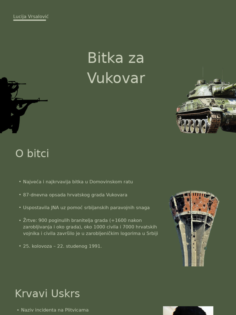 Bitka Za Vukovar | PDF