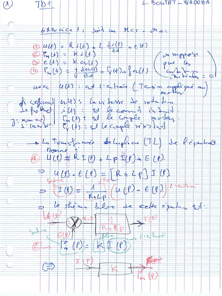 Correction TD1 Modélisation 24-25 | PDF