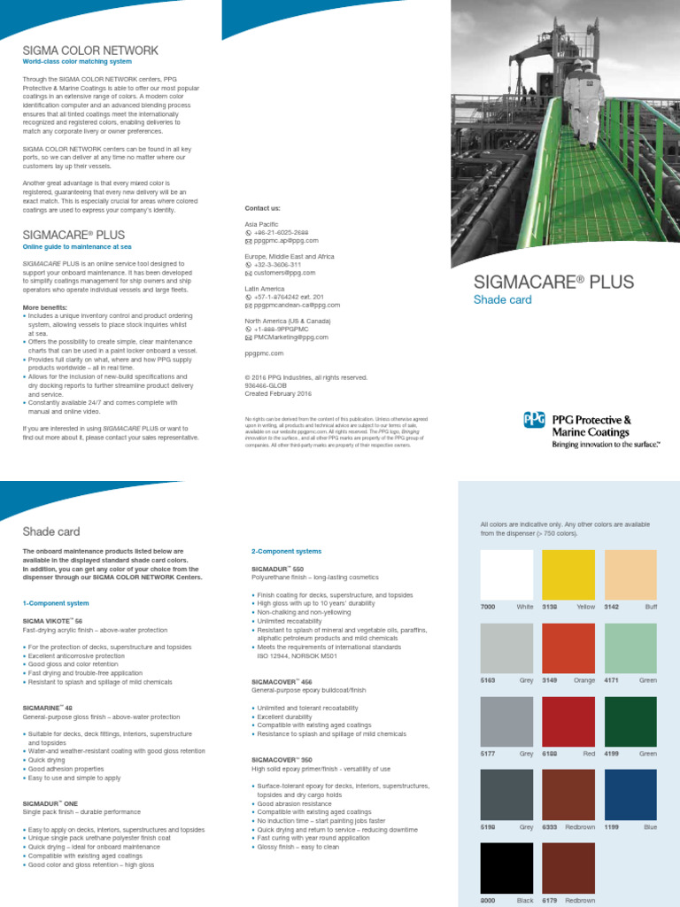 Ppg Shade Card Pdf