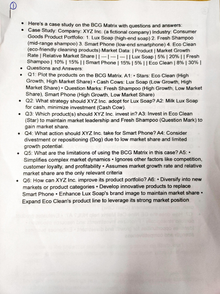 Market Dynamics Case Studies | PDF