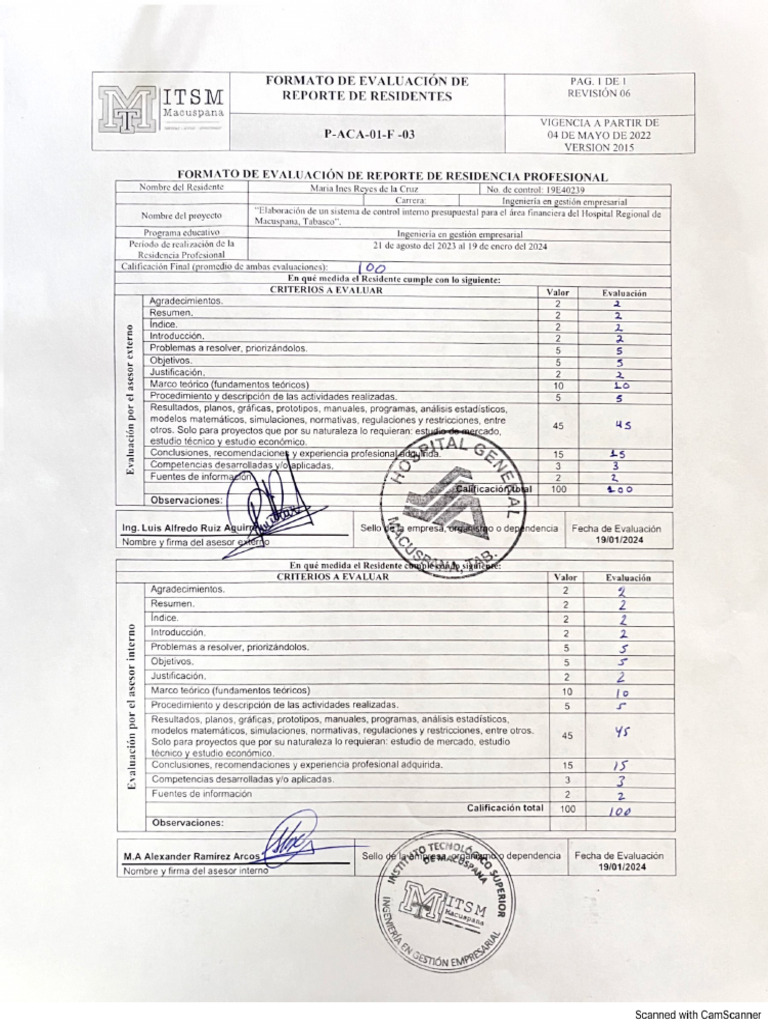 evaluación final | PDF