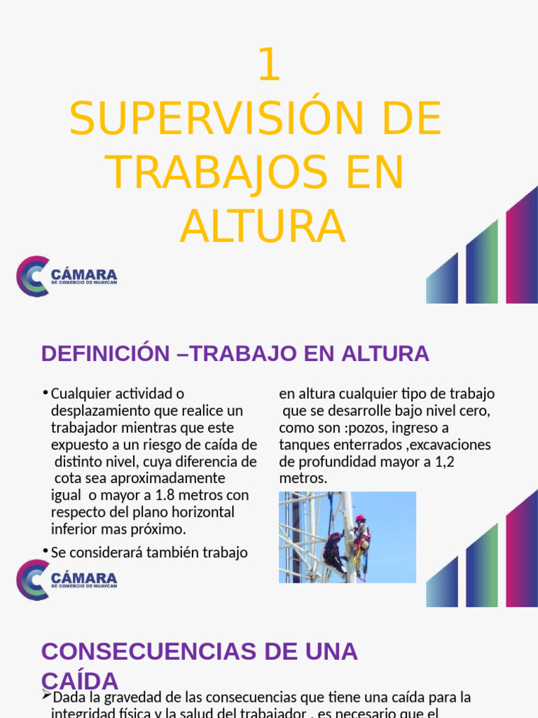 Trabajos de Alto Riesgo - Altura | PDF