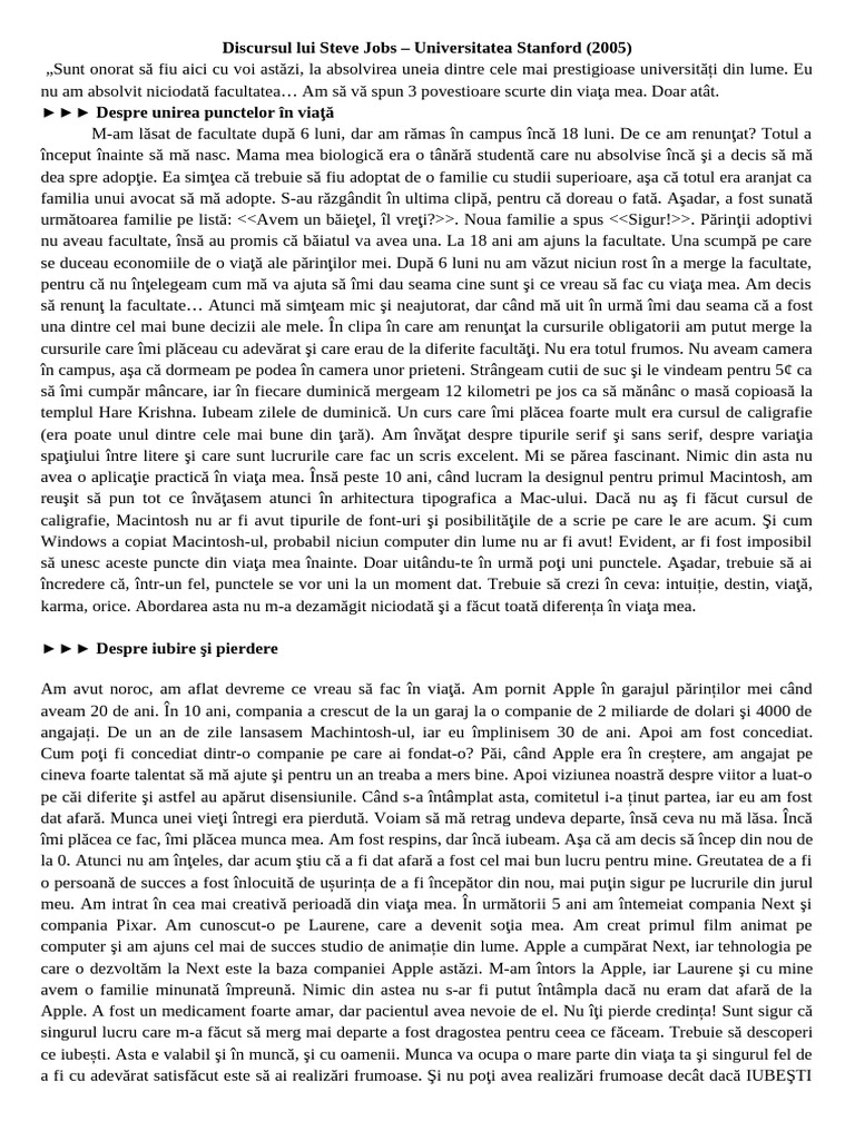 Exemple de discursuri | PDF