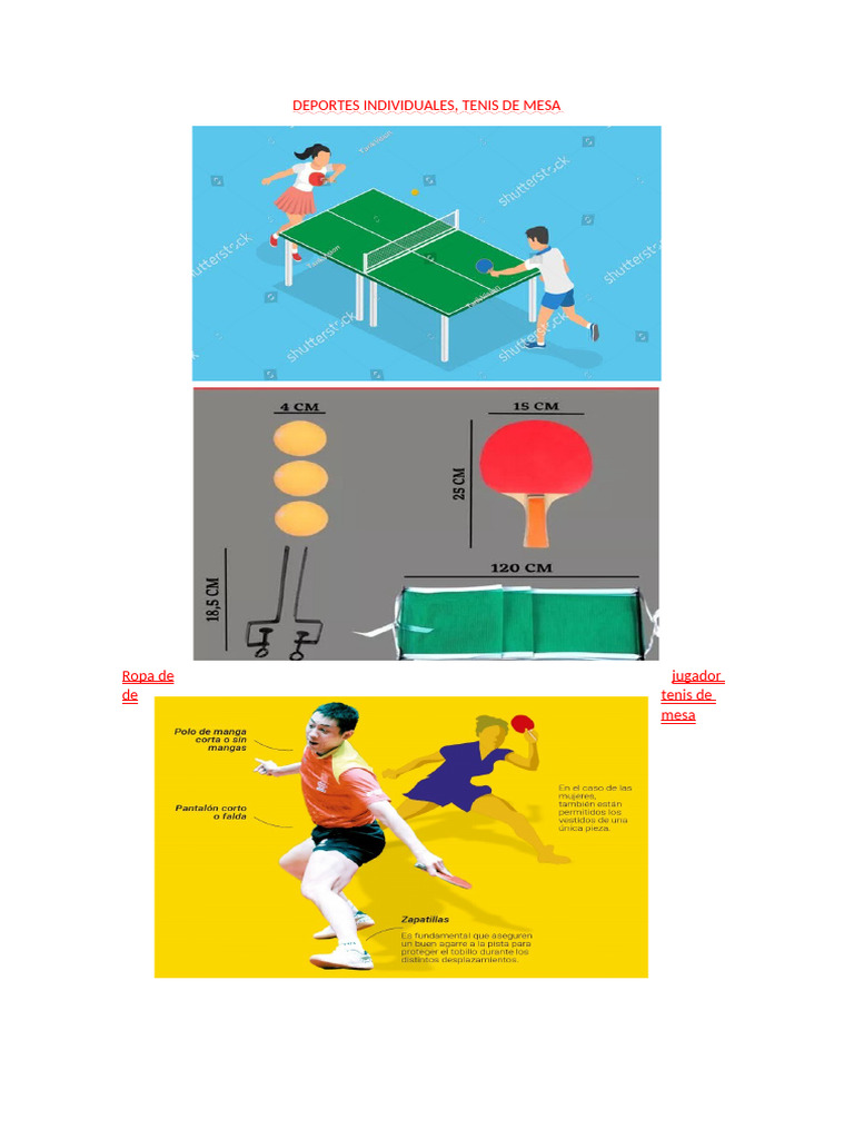 Tenis de Mesa Segundo | PDF