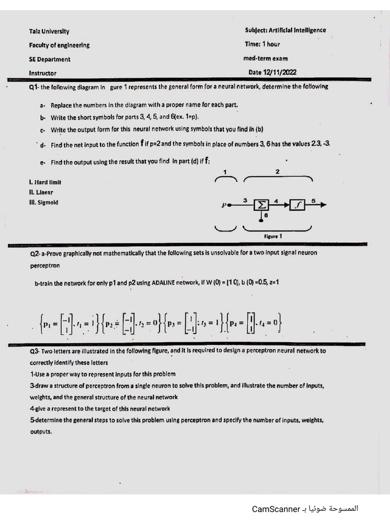3 Mid-Term-Exam SW With Solution - 231118 - 215408 | PDF