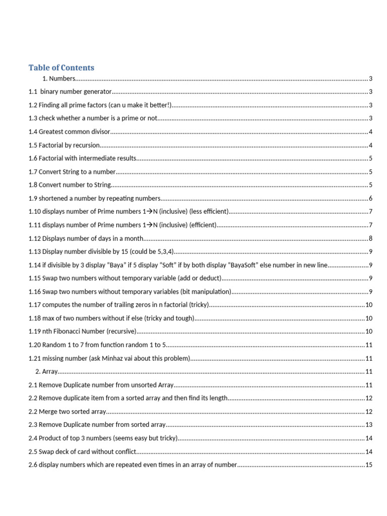 Popular Interview Questions | PDF