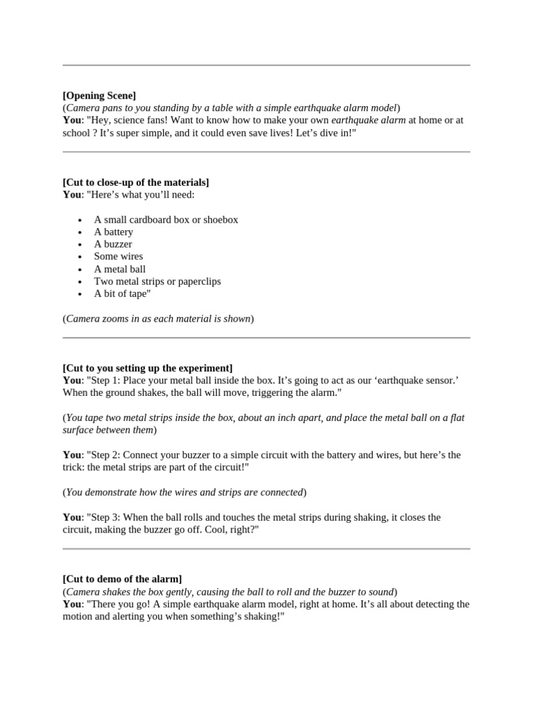 tiktokperiments script | PDF