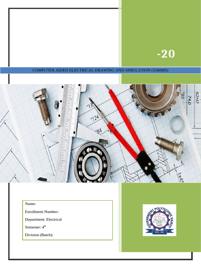 CAED K A Jadav Lab Mannual Students | PDF