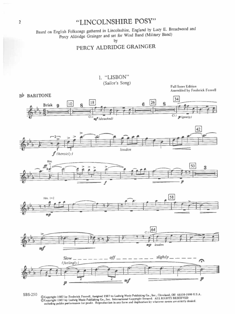 Posy BB Baritone | PDF