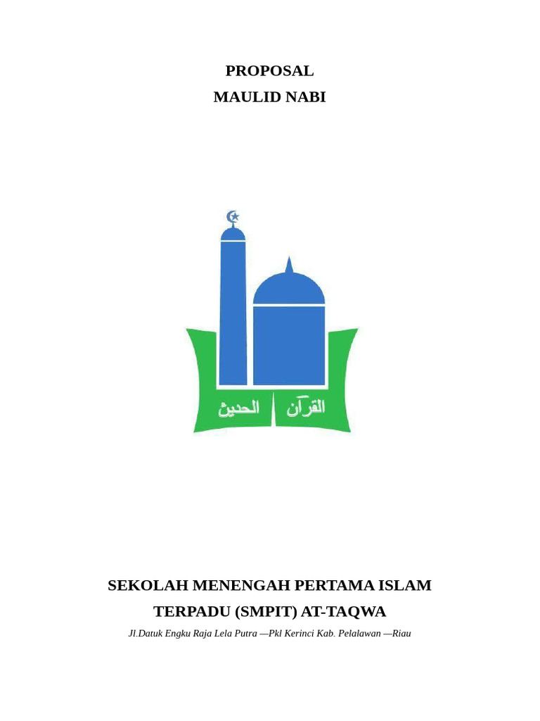 Proposal Maulid Nabi 2023 0 Juknis Perlombaan | PDF