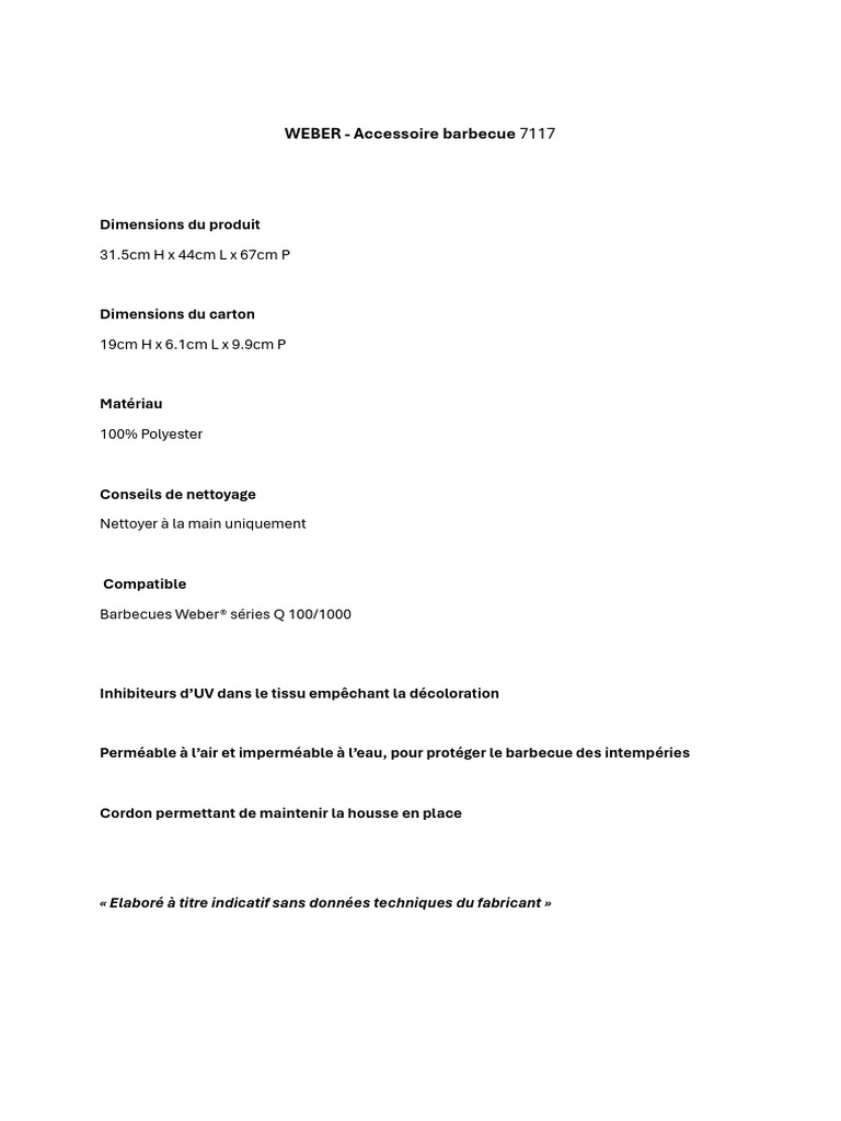Product Technical Sheet | PDF