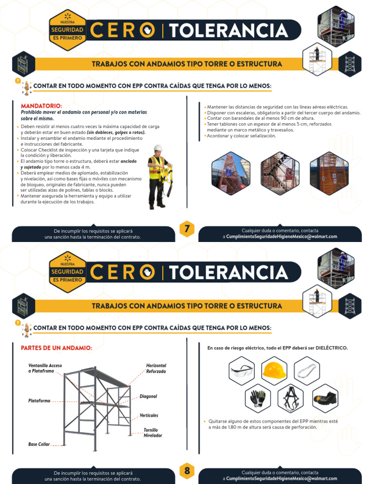 Andamios Tipo Torre o Estructura | PDF | Andamio