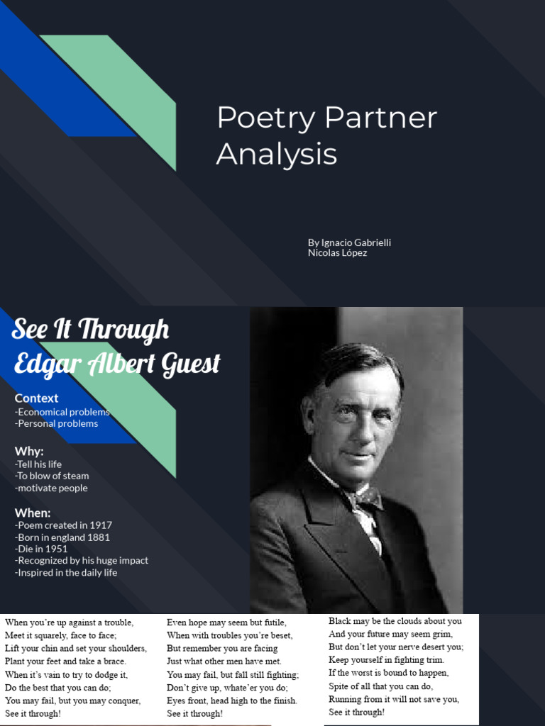 Poetry Partner Analysis | PDF