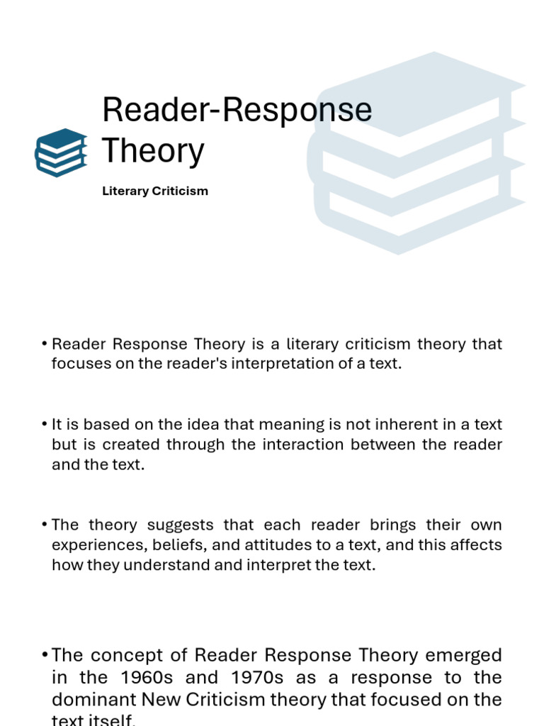 Reader Response Theory Explained | PDF | Liberal Arts Education ...