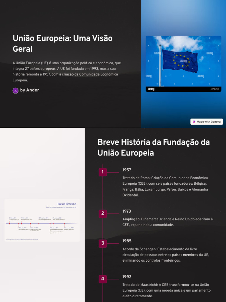 Uniao Europeia Uma Visao Geral | PDF