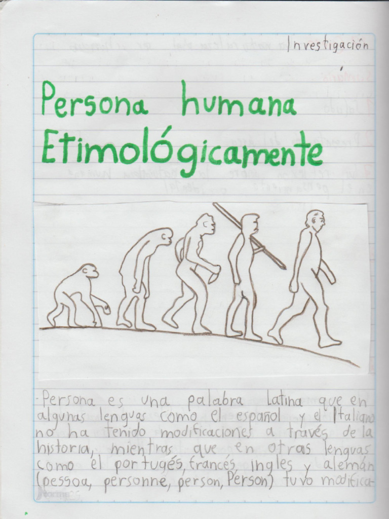 Persona Humana Etimologicamente | PDF