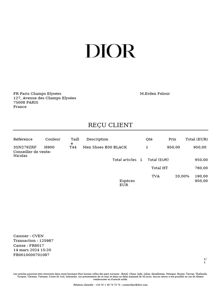 725760300-Facture-Dior-b30 | PDF