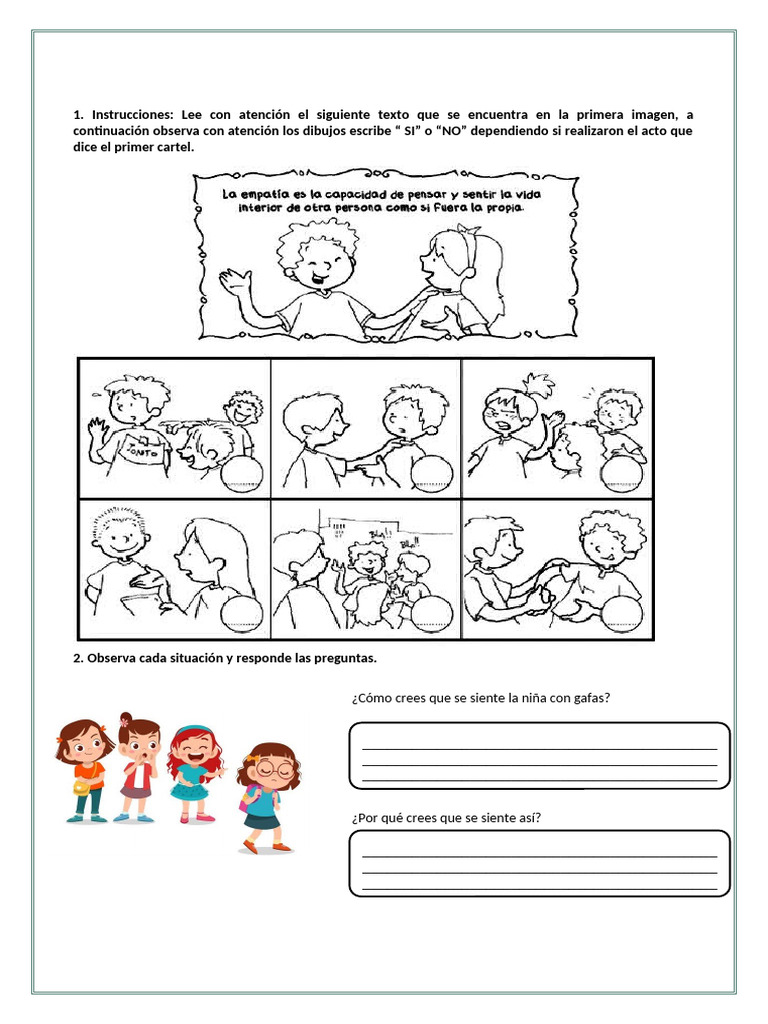 3° U8 Sem2 S2 Tutoria-Ficha | PDF