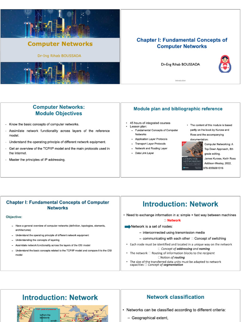 Chapter 1 Rihab Computer Networks VF | PDF