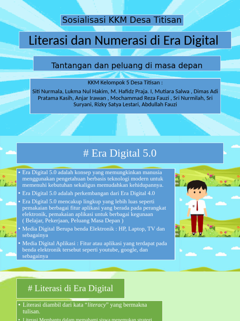 Literasi Dan Numerasi Di Era Digital | PDF