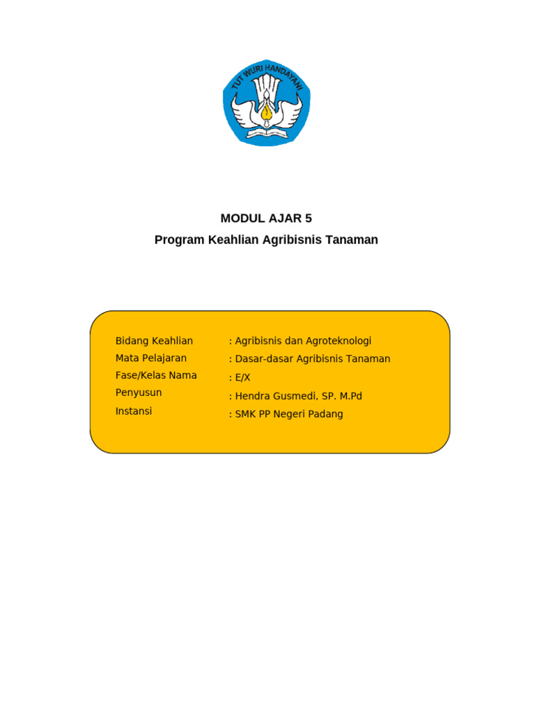 Modul Ajar Dasar-Dasar Agribisnis Tanaman - Faktor Abiotik Yang ...