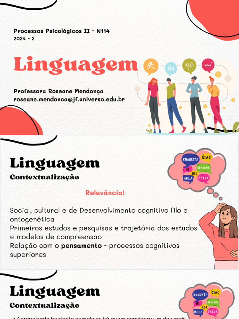 Processos II Linguagem 1 | PDF
