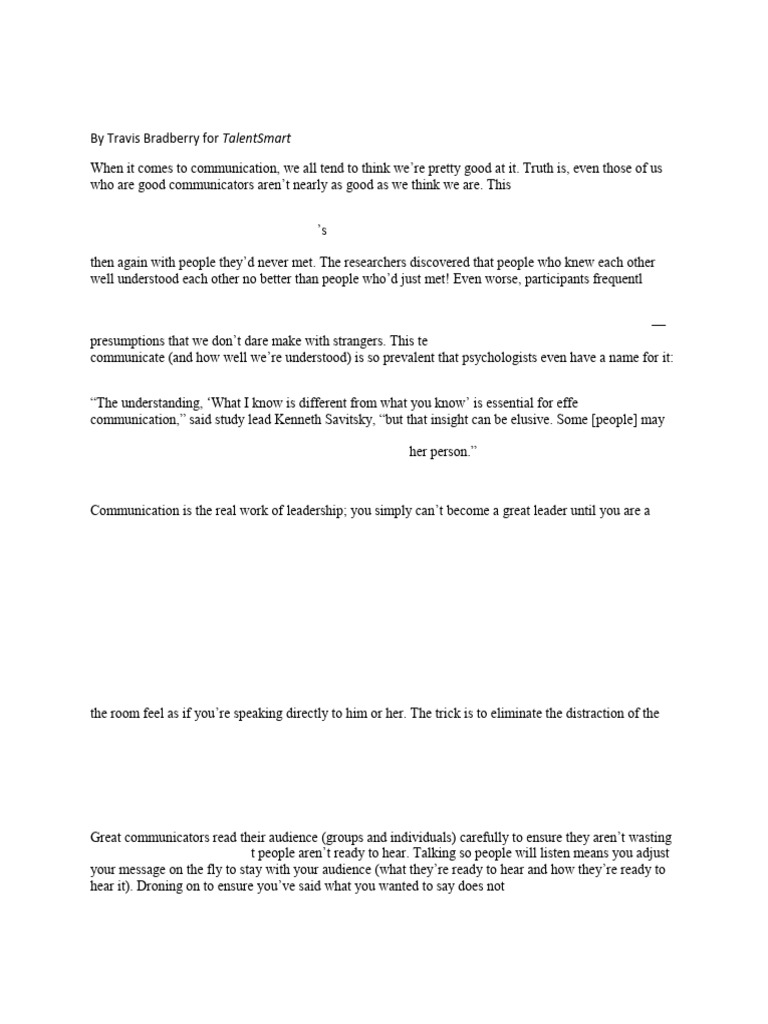 The 8 Secrets of Great Communicators | PDF