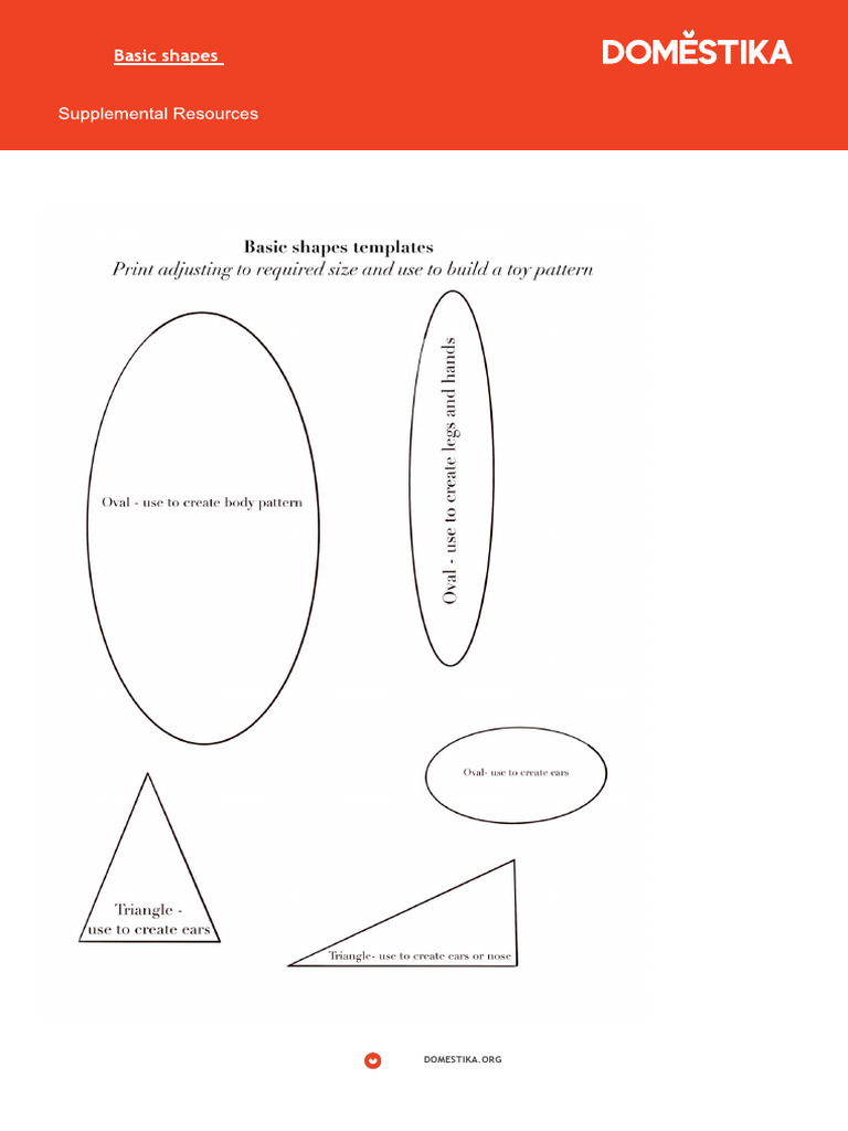 U3 - 01 - Basic Shapes Templates | PDF