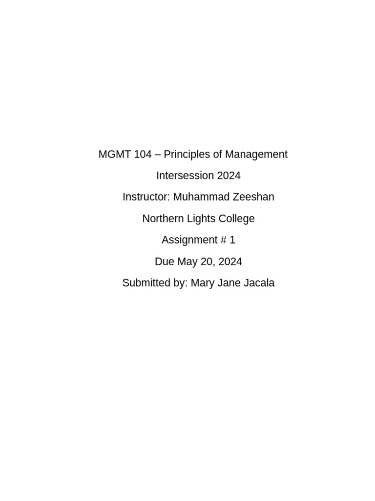 Assignment 1 | PDF